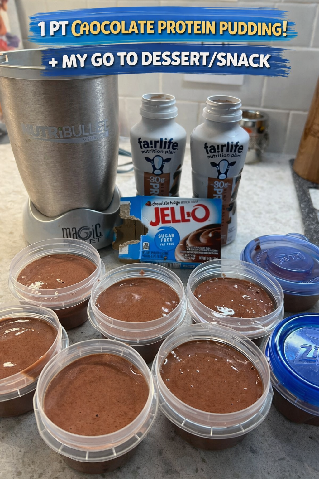 1 Point Chocolate Protein Pudding